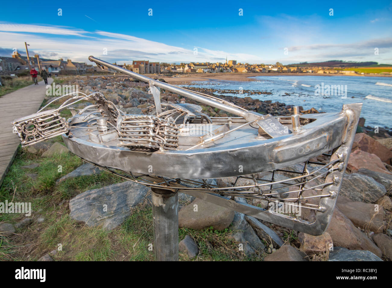 Stahlboot Skulptur Stockfotos und -bilder Kaufen - Alamy