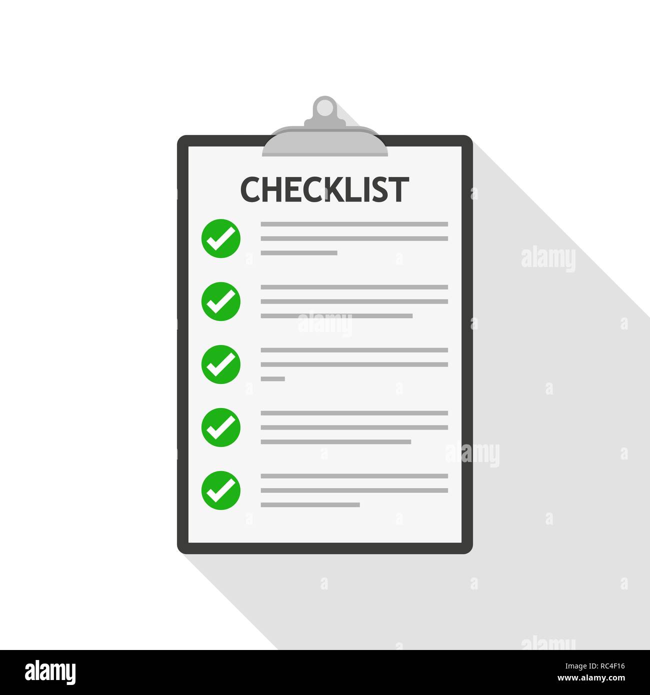 Check list Stock-Vektorgrafiken kaufen - Alamy