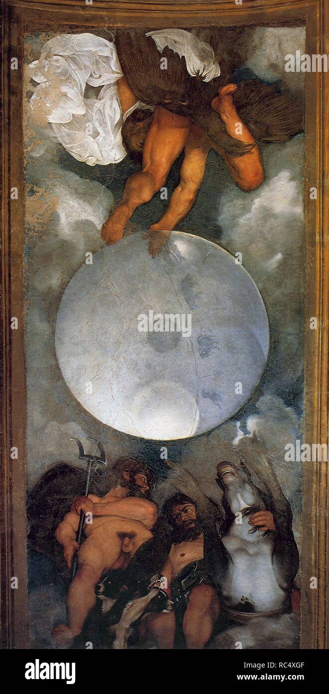 Jupiter, Neptun und Pluto. Museum: Villa Ludovisi, Rom. Autor ...