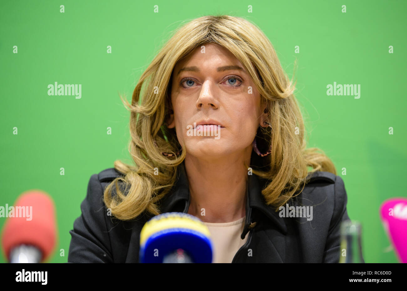 14. Januar 2019, Bayern, München: Tessa Ganserer (Bündnis 90/Die Grünen ...