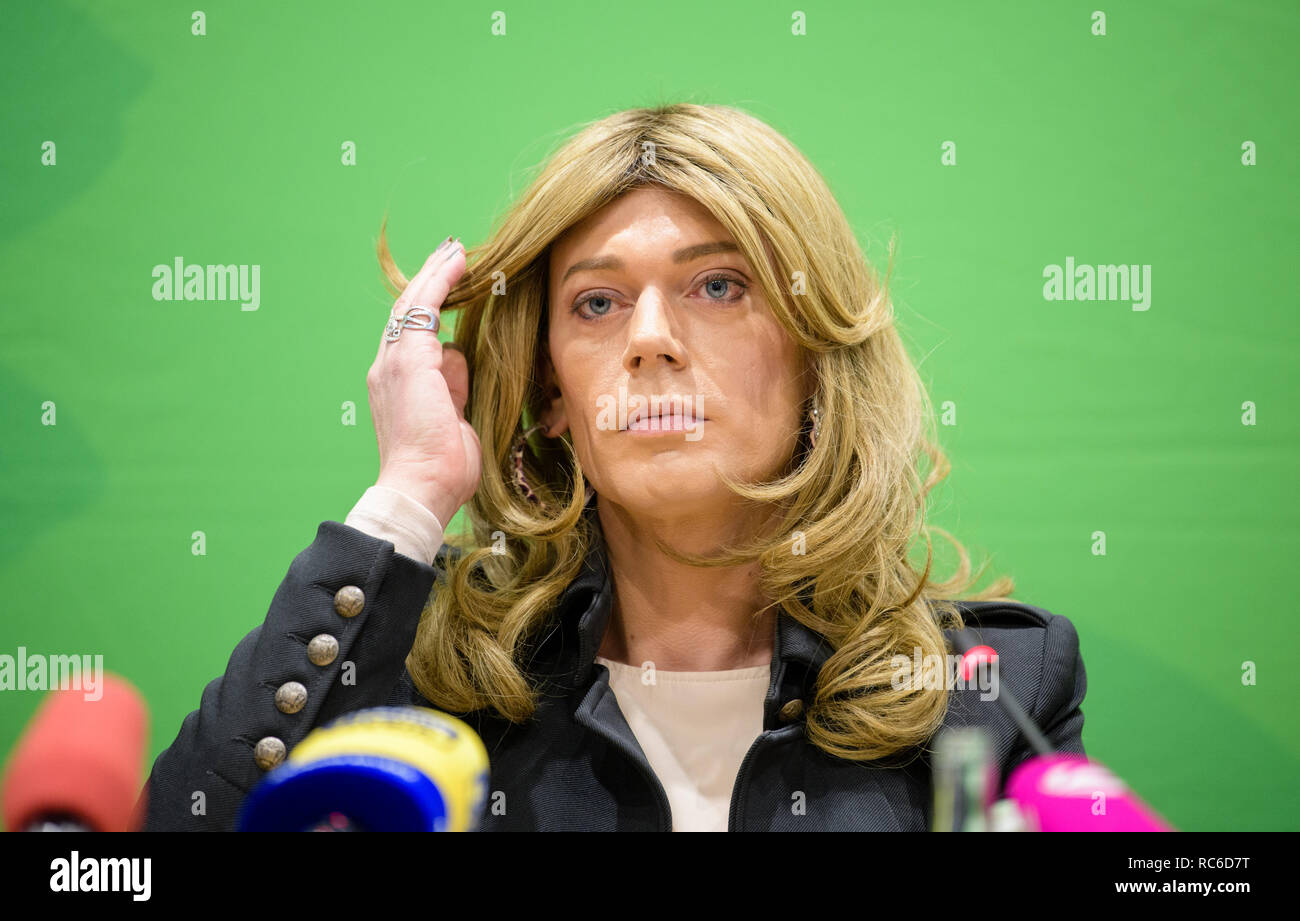 14. Januar 2019, Bayern, München: Tessa Ganserer (Bündnis 90/Die Grünen ...