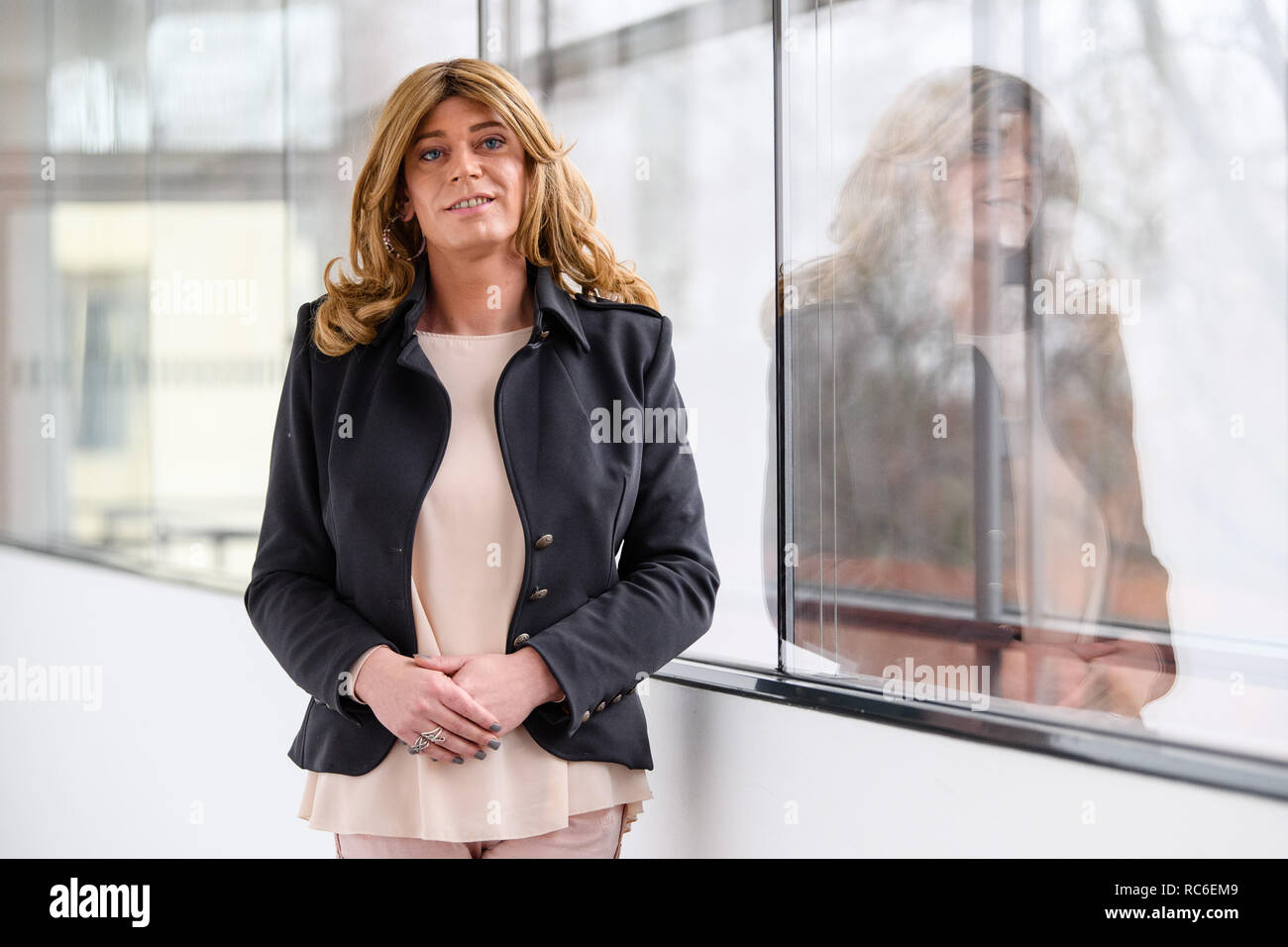 14. Januar 2019, Bayern, München: Tessa Ganserer (Bündnis 90/Die Grünen ...