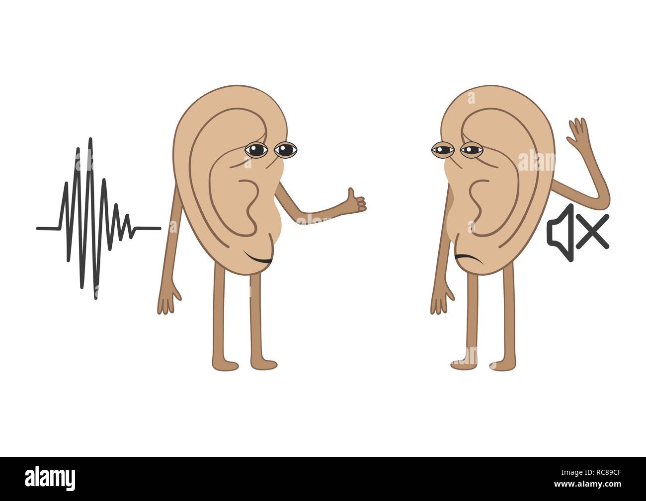 Cartoon ohr -Fotos und -Bildmaterial in hoher Auflösung – Alamy