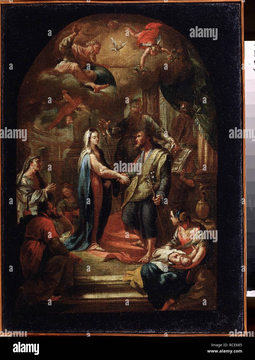 Die Ehe von Maria und Josef. Museum: State Art Museum, Tula. Autor ...