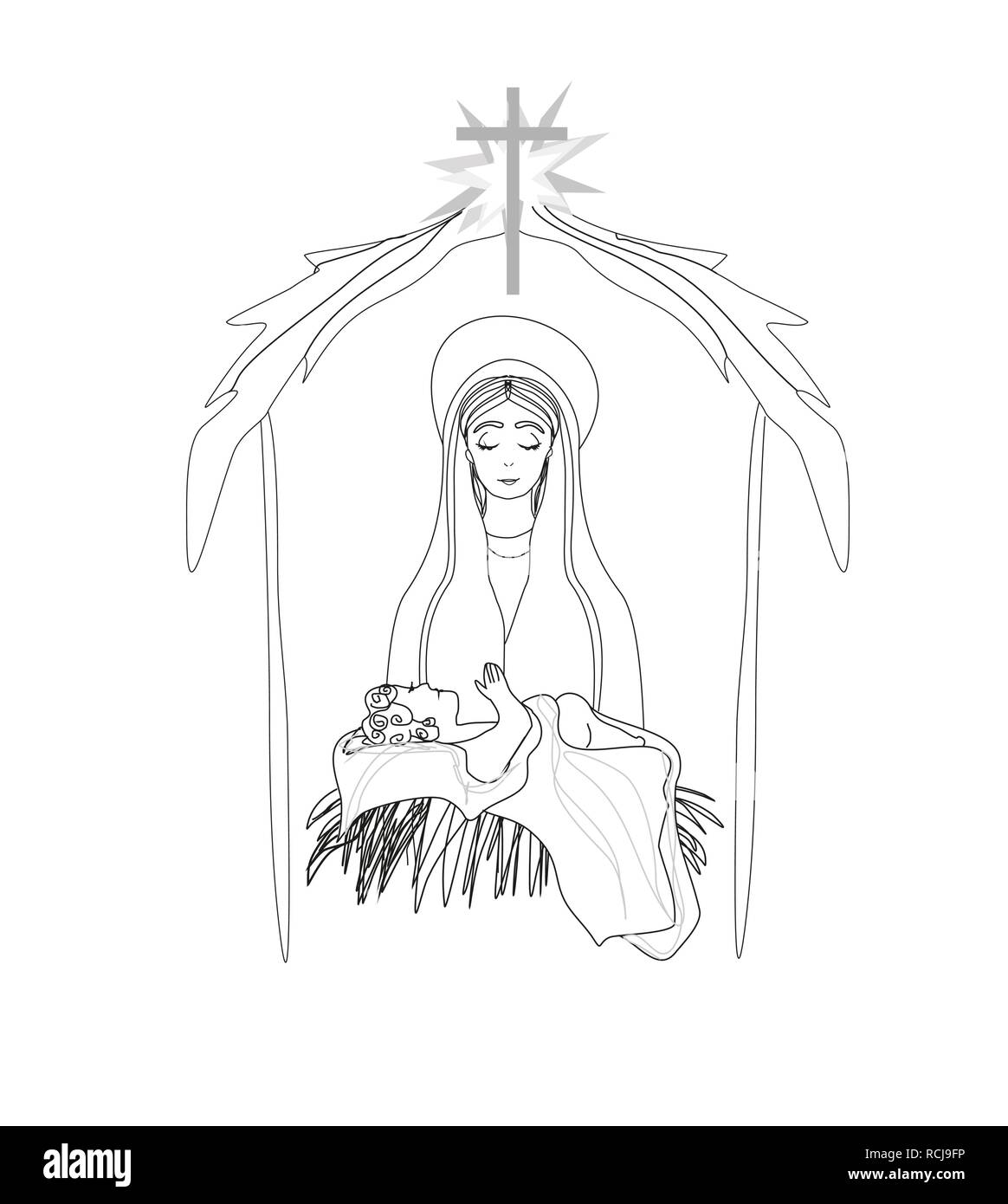 Madonna symbol Stock-Vektorgrafiken kaufen - Alamy