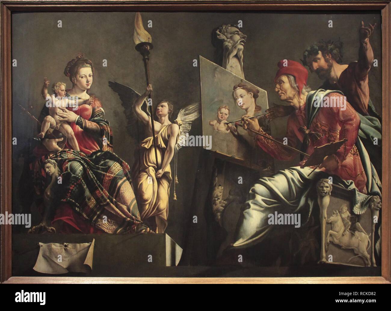 Saint luke painting virgin mary -Fotos und -Bildmaterial in hoher Auflösung – Alamy