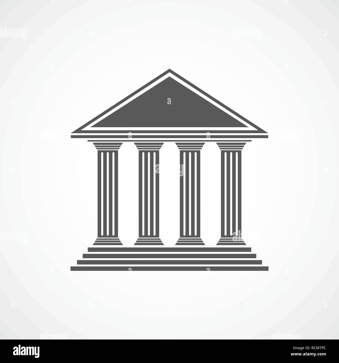 Bank building symbol icon vector -Fotos und -Bildmaterial in hoher ...