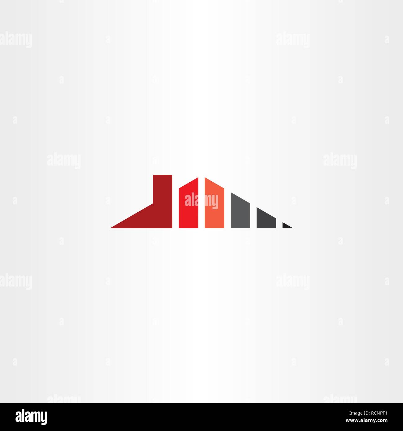 Dach Symbol logo Vektor house home Sign Design Stock-Vektorgrafik - Alamy