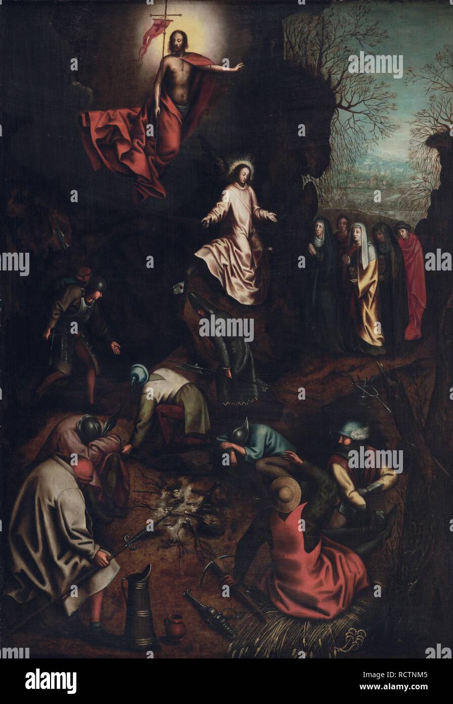 Die Auferstehung Christi. Museum: private Sammlung. Autor: Bruegel (Brueghel), Pieter, der ...