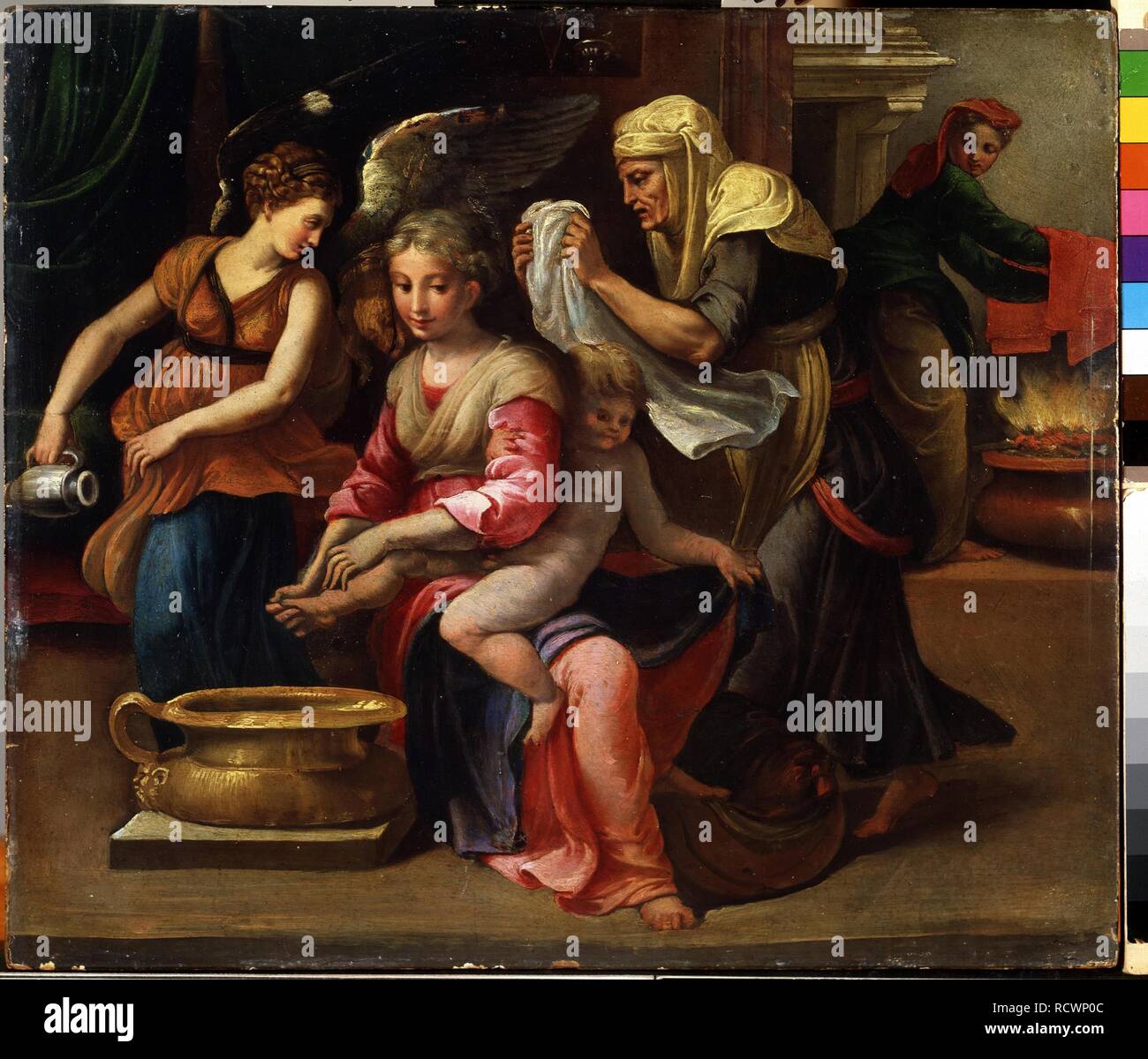 Die Madonna und Das Kind Mit Der Heiligen Elisabeth Stockfotos und -bilder Kaufen - Alamy