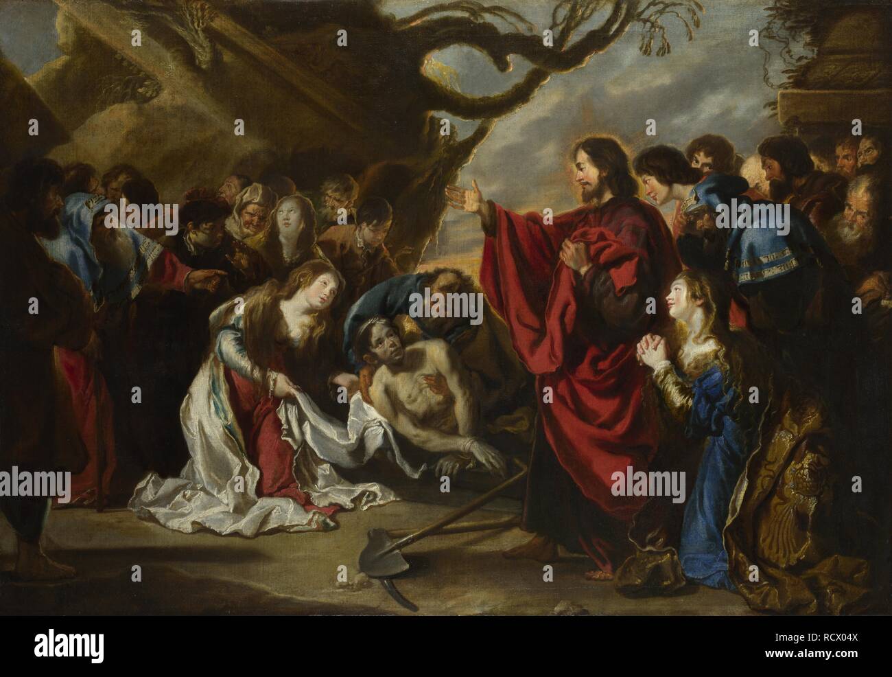 Die Auferweckung des Lazarus. Museum: National Gallery, London. Autor: VOS, SIMON DE ...