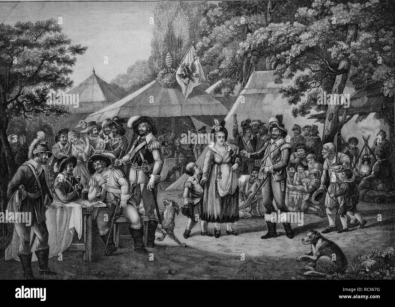 Wallensteins Lager, den ersten Teil von Friedrich Schillers Wallenstein ...