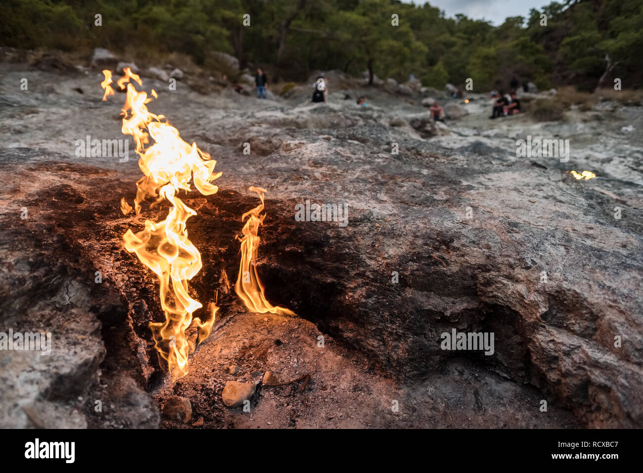 Chimaera Yanartas Turkey Cirali Stockfotos und -bilder Kaufen - Alamy
