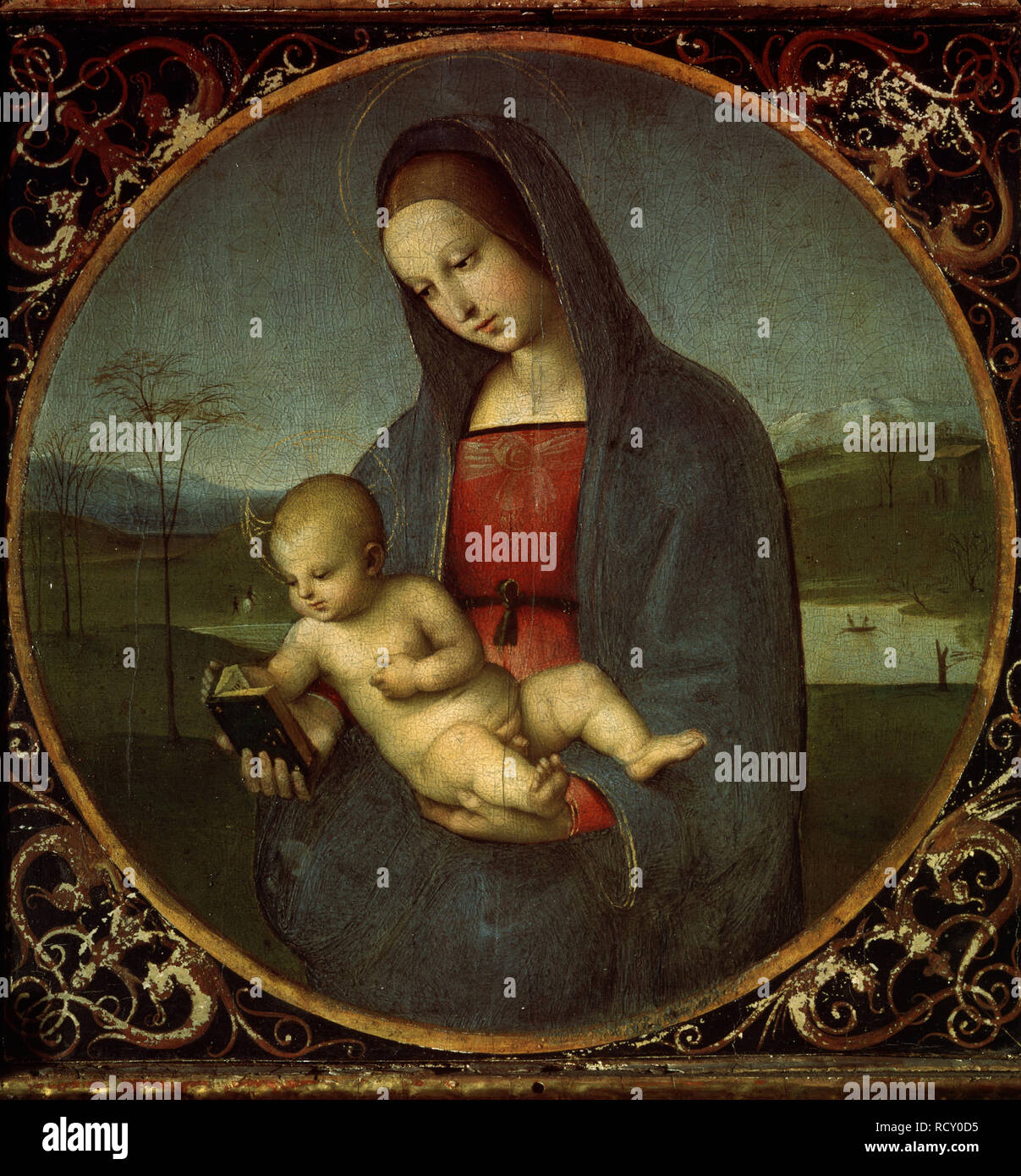 Madonna mit Kind (Madonna Conestabile). Museum: Staatliche Eremitage, St. Petersburg. Autor ...