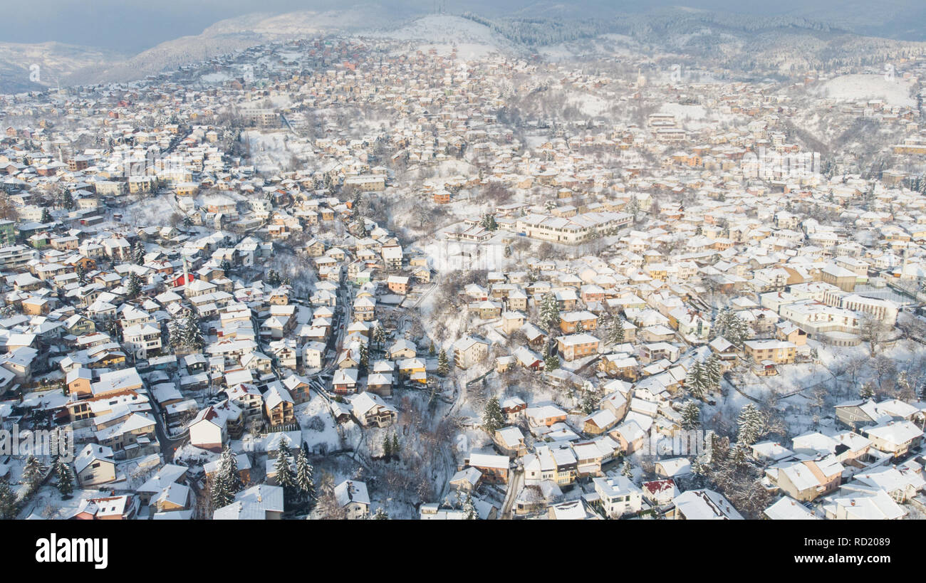 Sarajevo in winter bosnia herzegovina -Fotos und -Bildmaterial in hoher ...