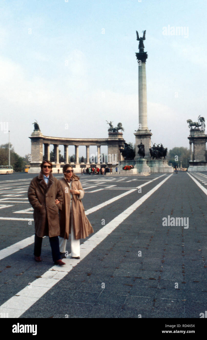 Michael Prinz von Preußen mit Ehefrau Jutta in Budapest, Ungarn 1978 ...