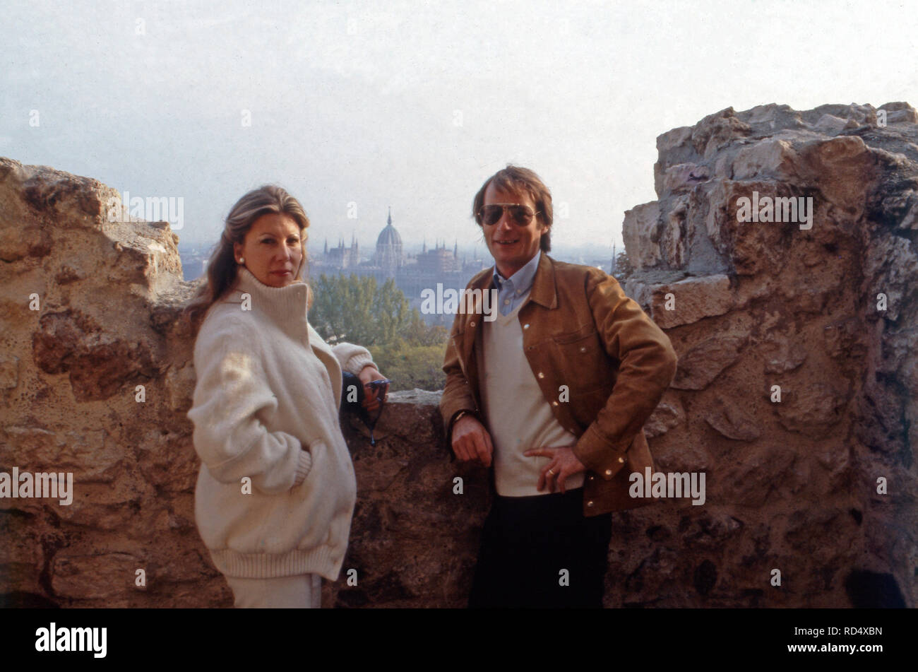 Michael Prinz von Preußen mit Ehefrau Jutta in Budapest, Ungarn 1978 ...