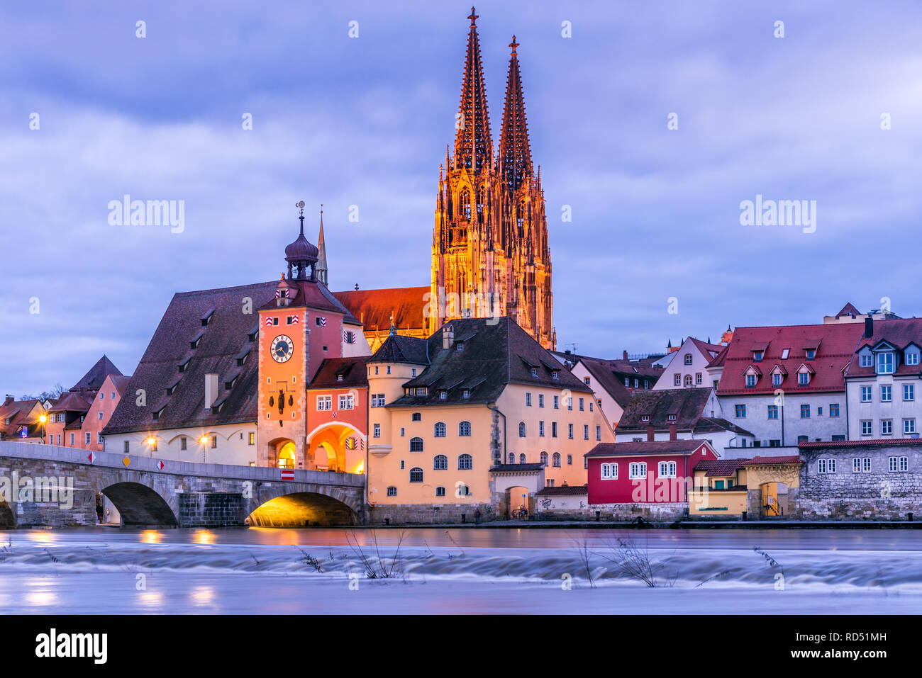 Regensburg Altstadt Innenstadt Stockfotos und -bilder Kaufen - Alamy