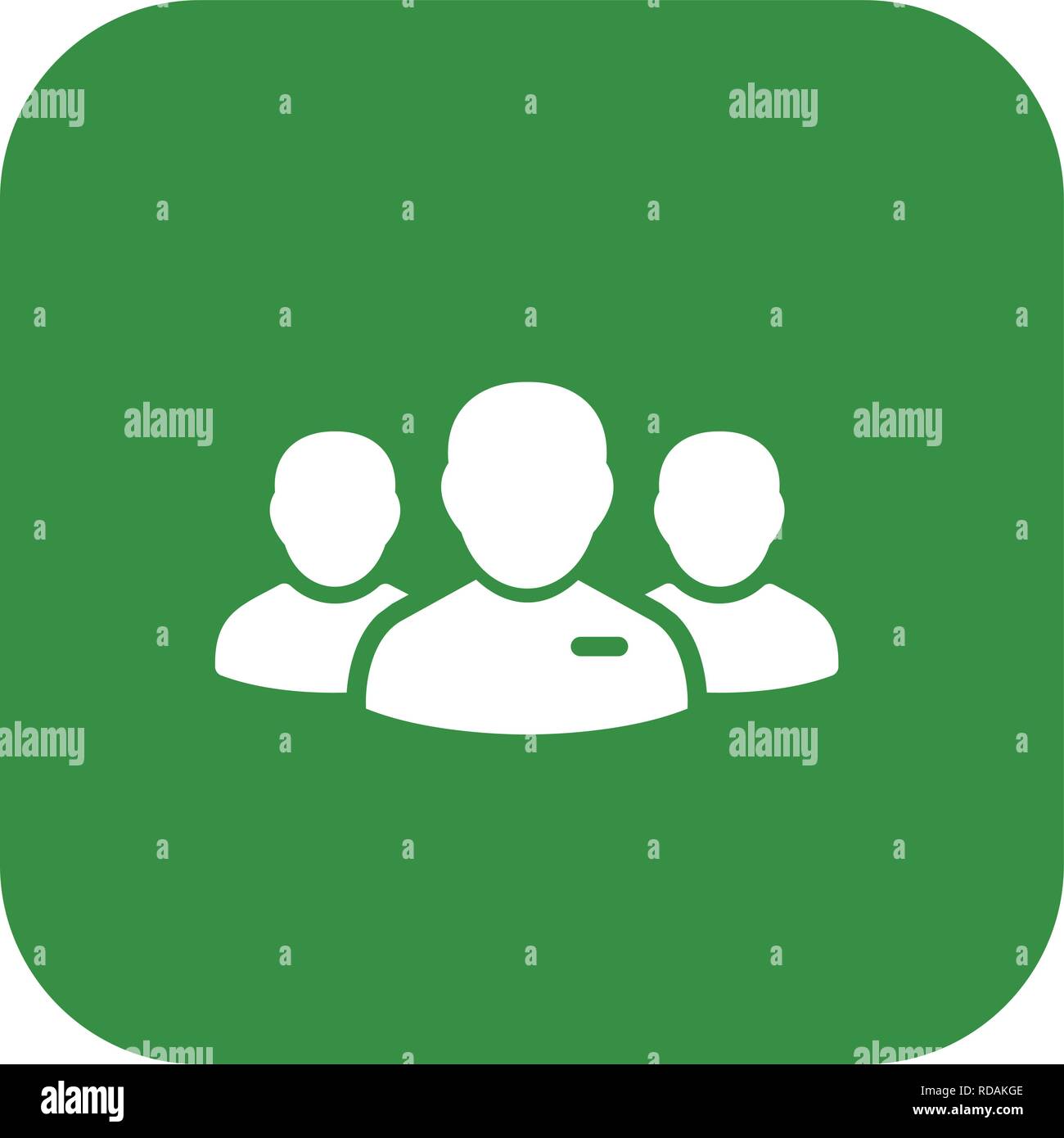 Führer der Gruppe Vektor Icon Zeichen Symbol Vektor Illustration für ...