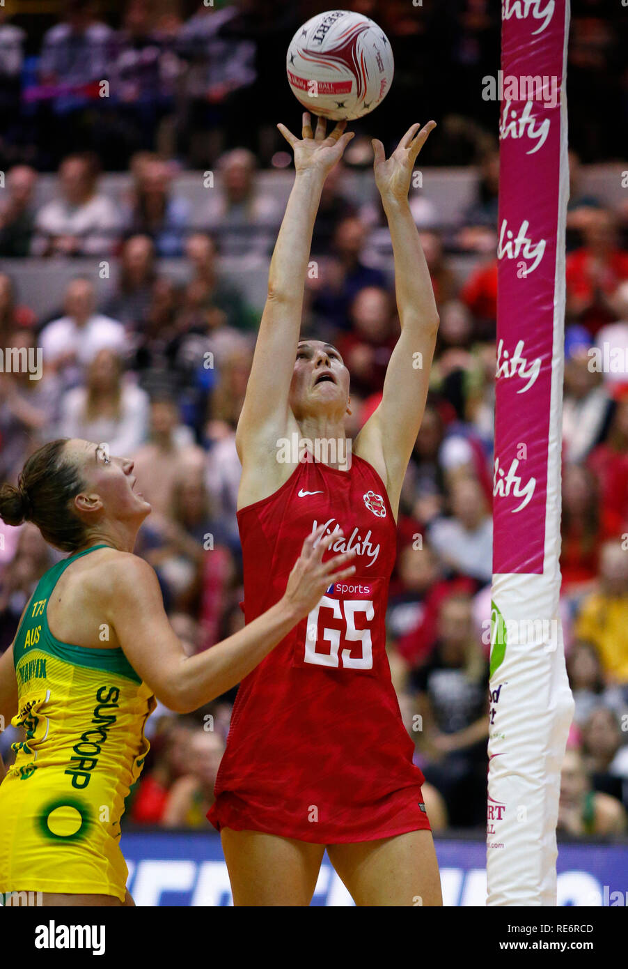 Vitality netball international series match kupfer box arena -Fotos und ...