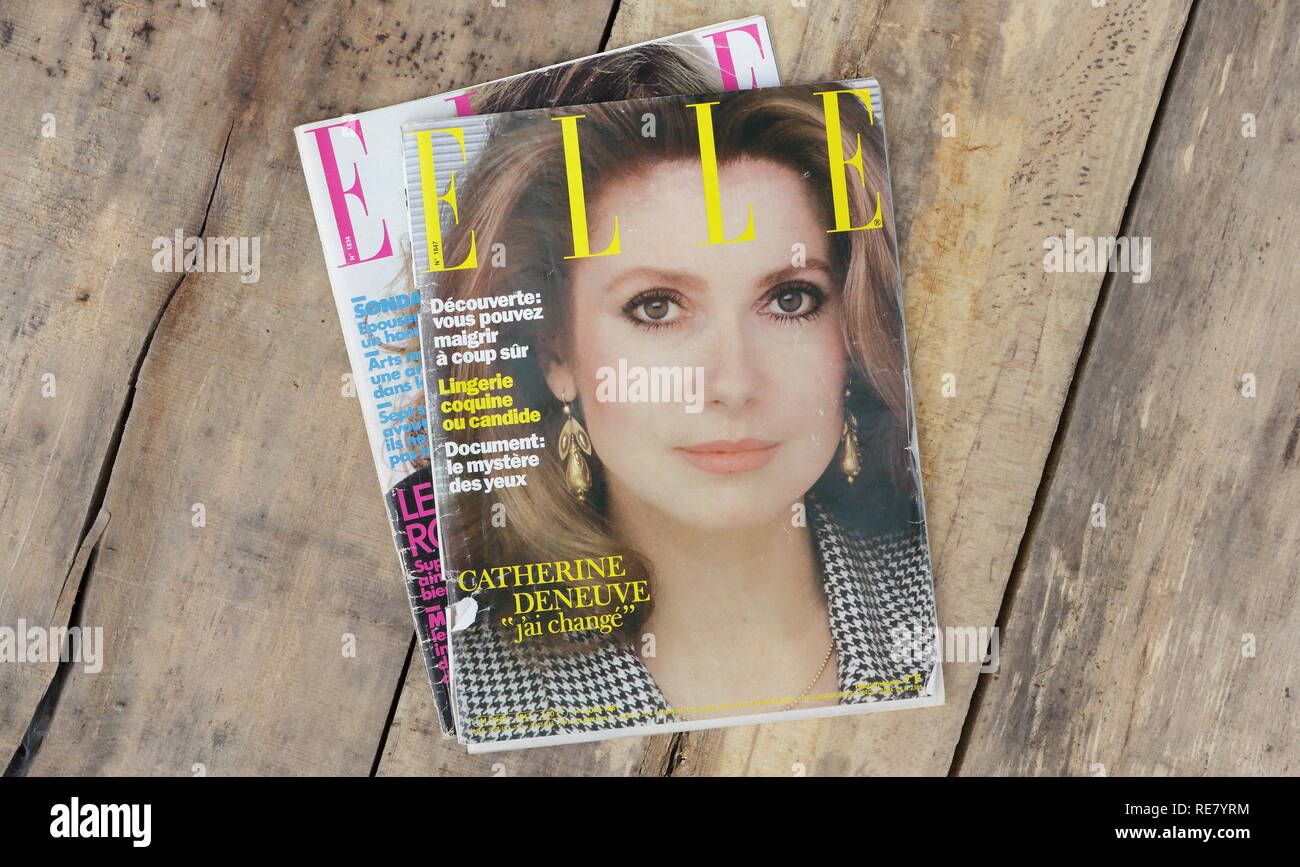 Elle magazine cover -Fotos und -Bildmaterial in hoher Auflösung – Alamy