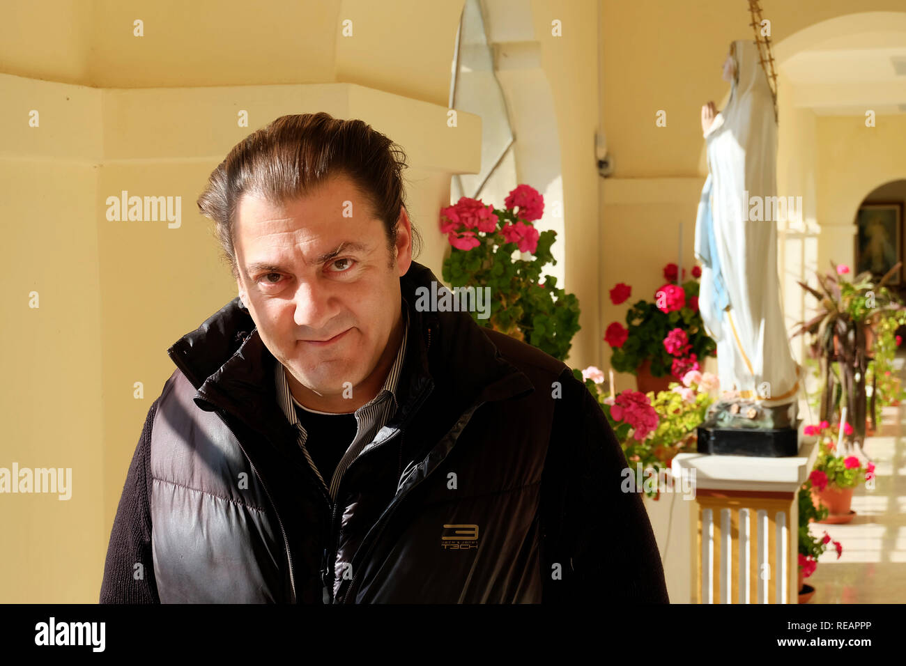 Collepardo, Italien. 16 Jan, 2019. Benjamin Harnwell, Direktor der ...