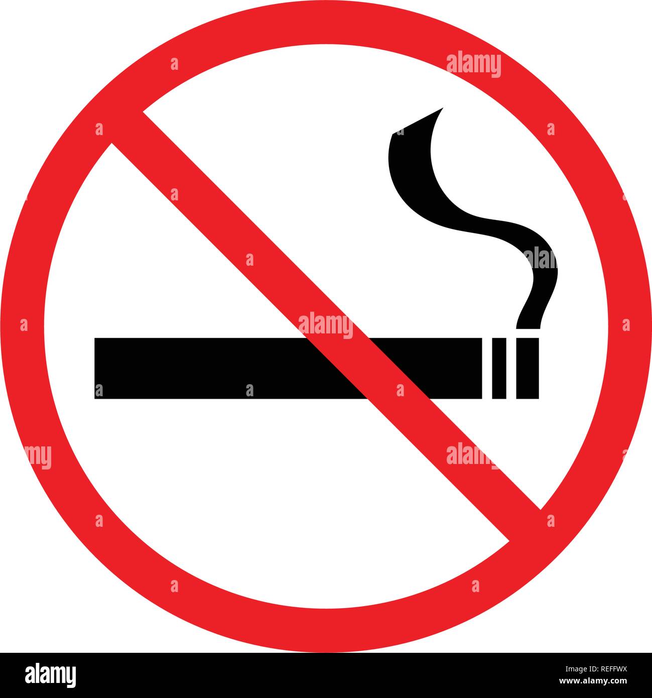 No smoke logo Stock-Vektorgrafiken kaufen - Alamy