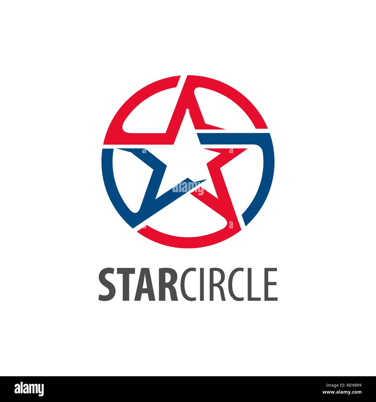 Rotes logo abzeichen symbol emblem Stock-Vektorgrafiken kaufen - Alamy