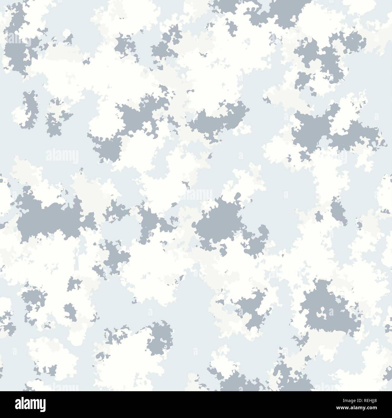Fashion Camo Design. Digital Tarnmuster Winter Wolken eingefärbt. Die ...