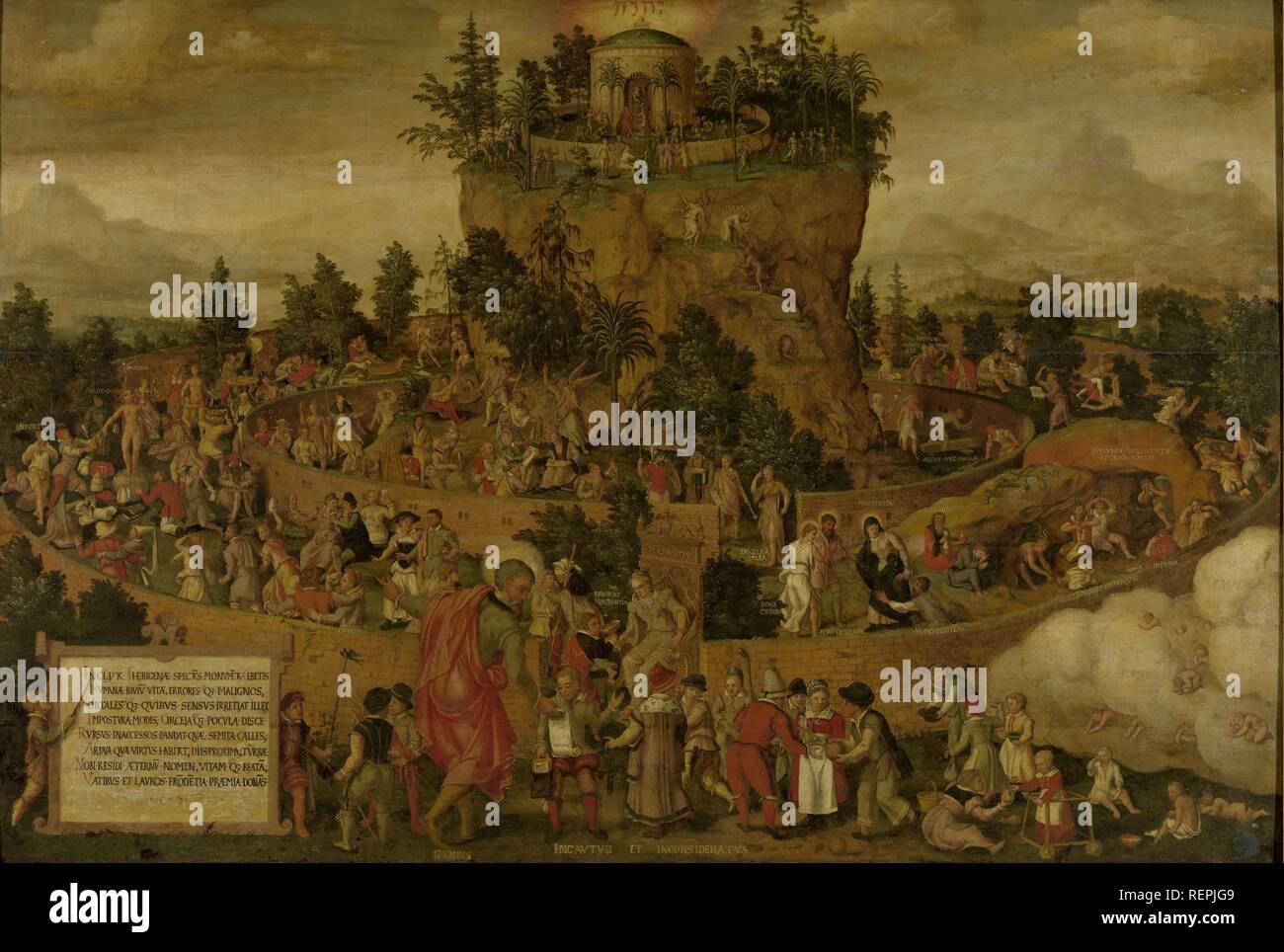 Tabula Cebetis (Die Tabula von Cebes oder die Reise des menschlichen ...