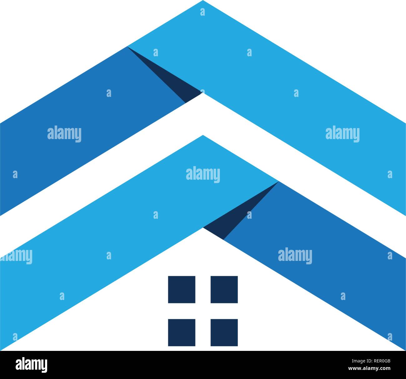 Home Gebäude Logos und Symbole Symbole Vorlage Stock-Vektorgrafik - Alamy