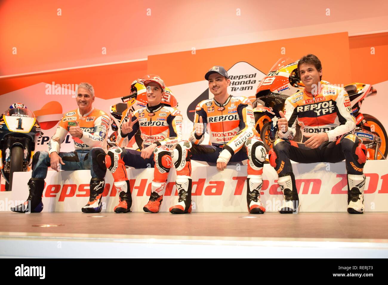 MotoGP - Repsol Honda Team Präsentation - Campus Repsol, Madrid ...