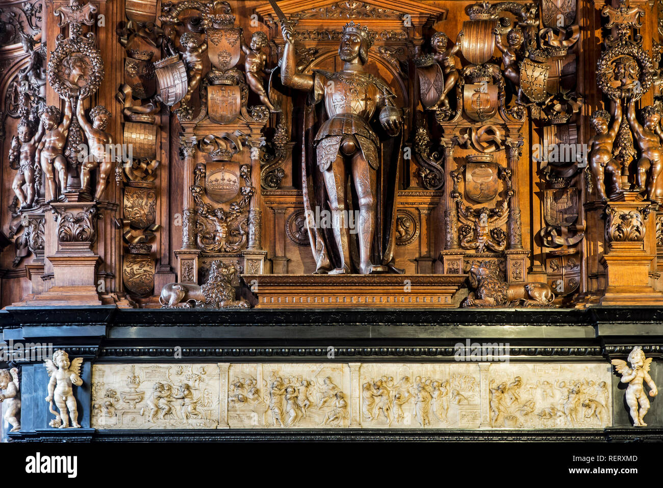 16. jahrhundert Kaiser Karl Sims im Stadtrat die Kammer am Brugse Vrije ...