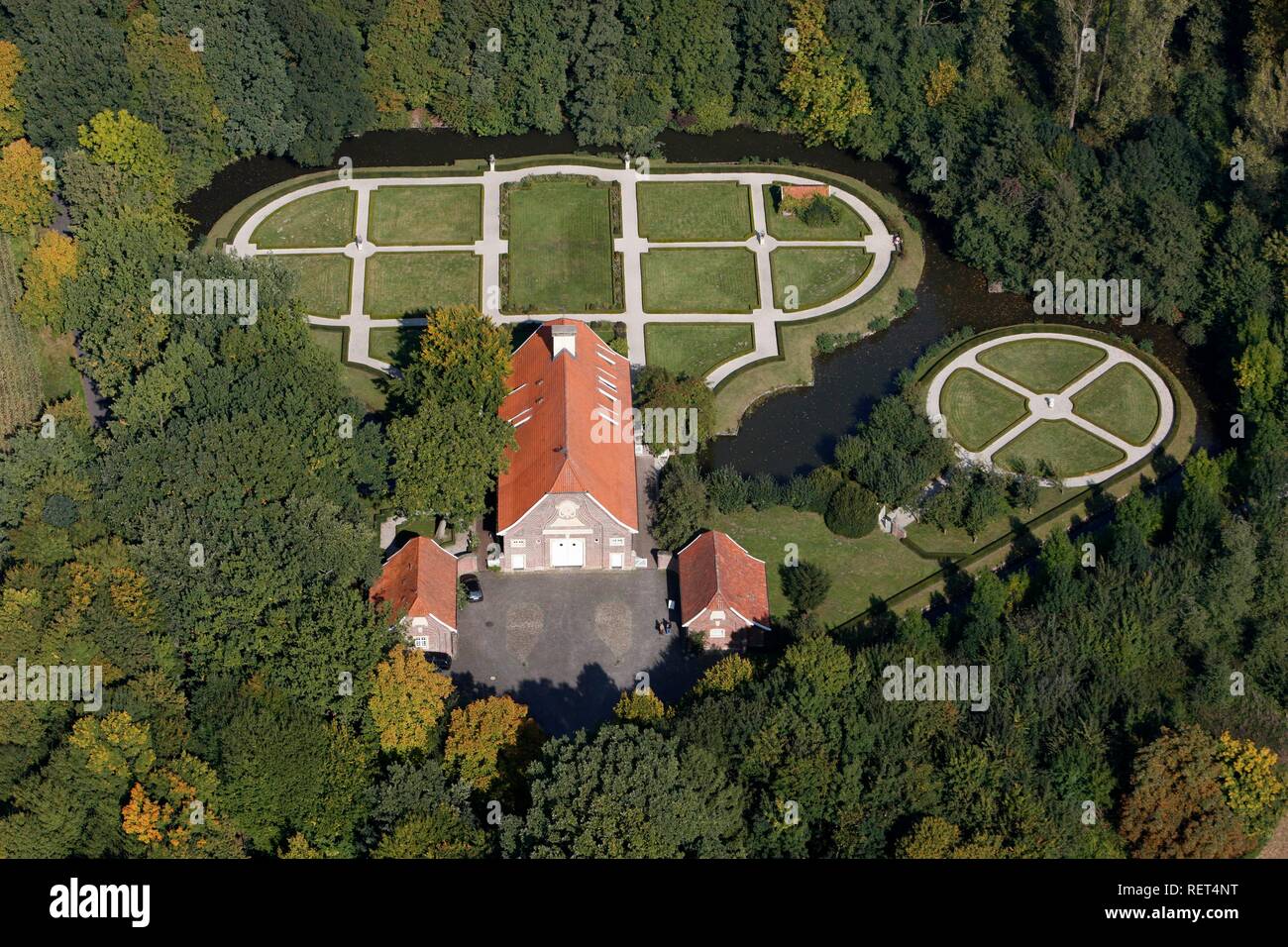 Haus Rueschhaus und Parkway, Residenz, wo die Dichterin Annette von ...