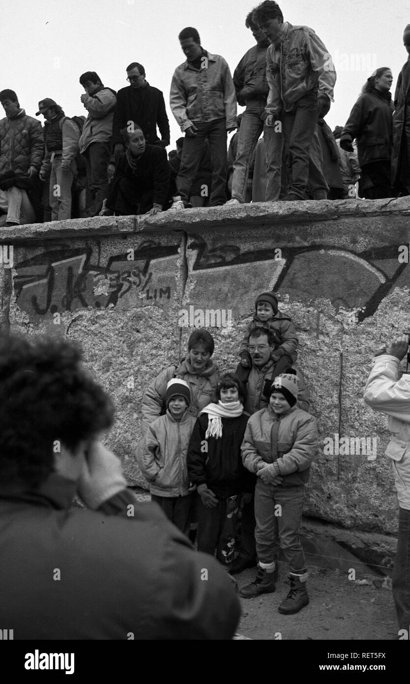 Fall der Berliner Mauer, Berlin Stockfotografie - Alamy