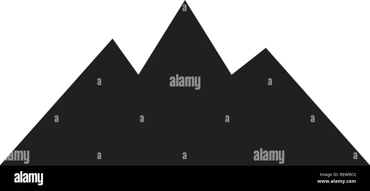 Berge Natur Landschaft Logos und Symbole Symbole Vorlage Stock ...