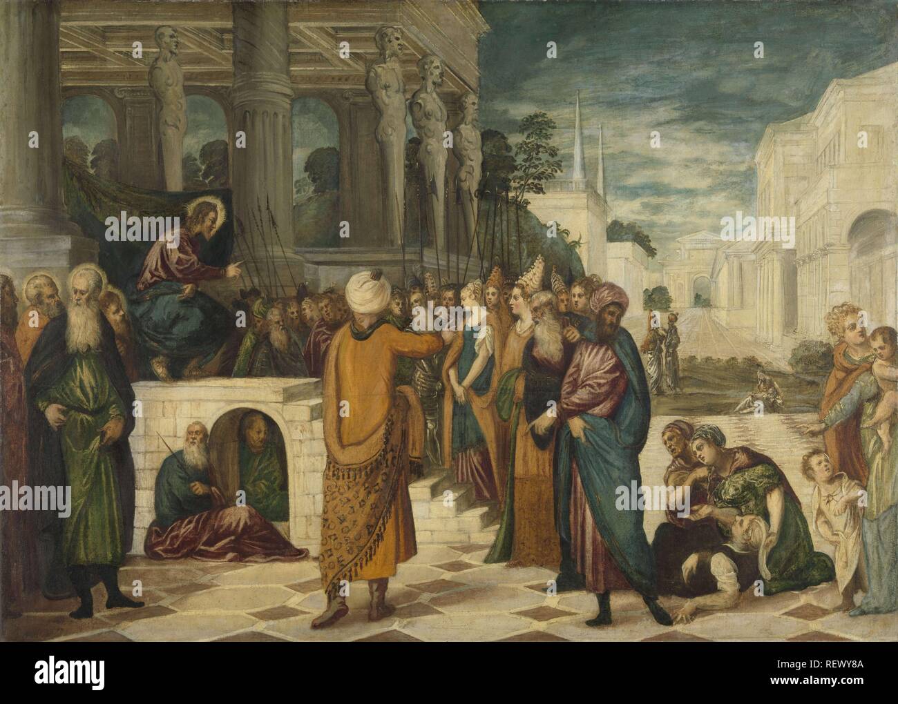 Jesus, die ehebrecherische frau -Fotos und -Bildmaterial in hoher ...