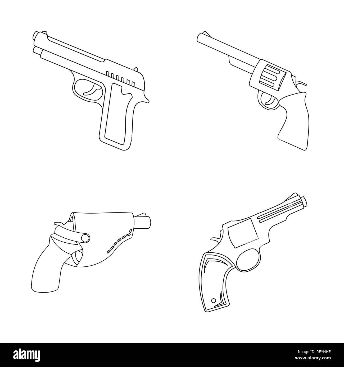 Gun, Skizze, antike, Pulver, Krieg, Cowboy, Revolver, Pistole, Alte ...