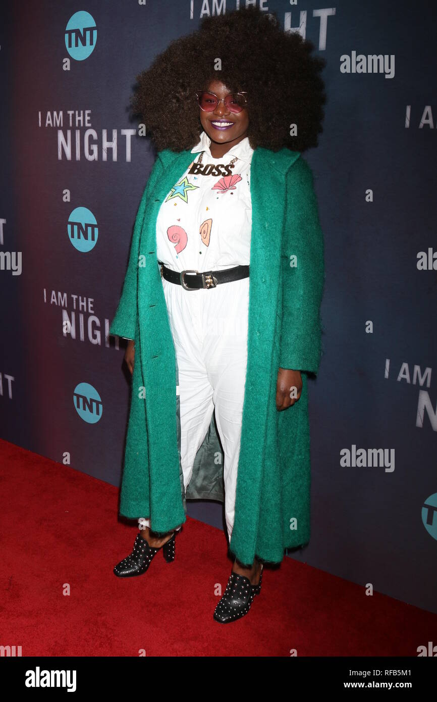 Los Angeles, CA, USA. 24 Jan, 2019. LOS ANGELES - Jan 24: Shoniqua ...