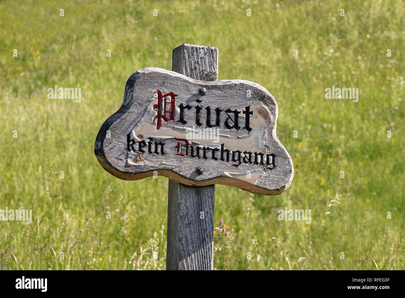 Grindelwald Sign Stockfotos und -bilder Kaufen - Alamy