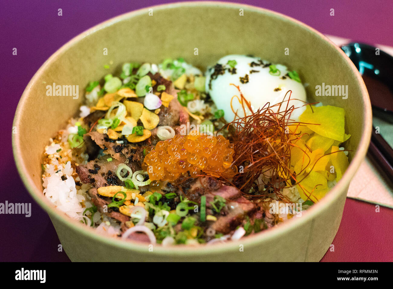 Wagyu don reis mit ei -Fotos und -Bildmaterial in hoher Auflösung – Alamy