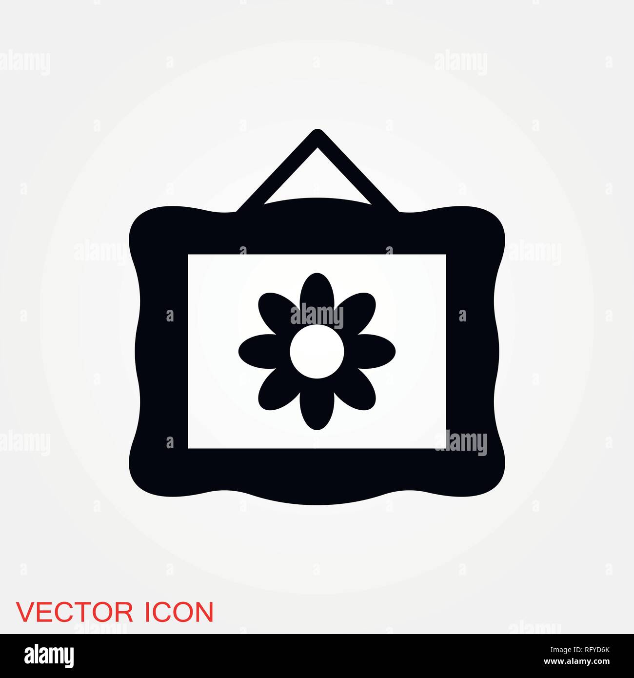 Frame Symbol Vektor, Rahmen Symbol für Web- und app-Logo, Illustration ...
