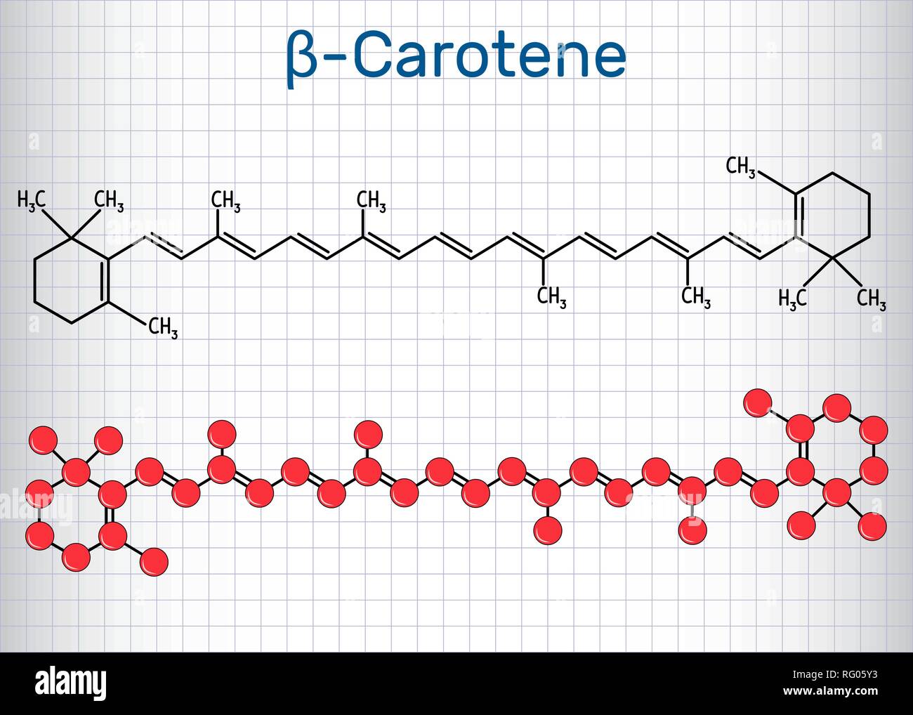 Chemische formel beta carotin -Fotos und -Bildmaterial in hoher ...