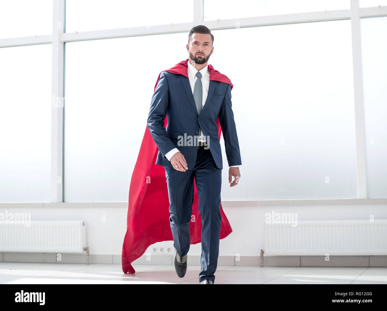 Office superhero super employee superhero -Fotos und -Bildmaterial in ...