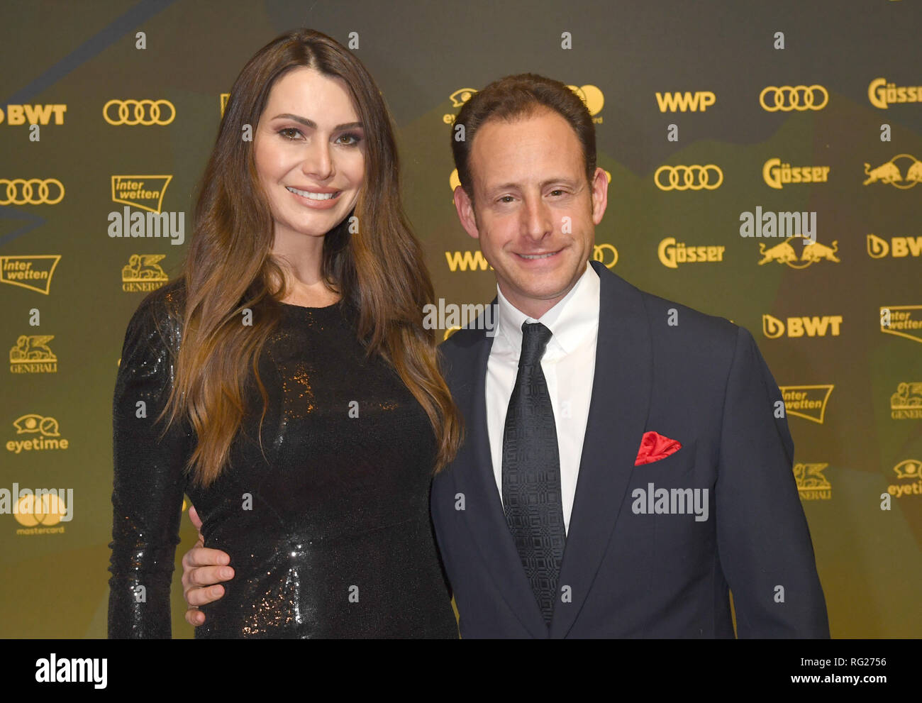 Kitzbühel, Österreich. 26. Januar 2019. Maximilian J. Riedel (Riedel ...