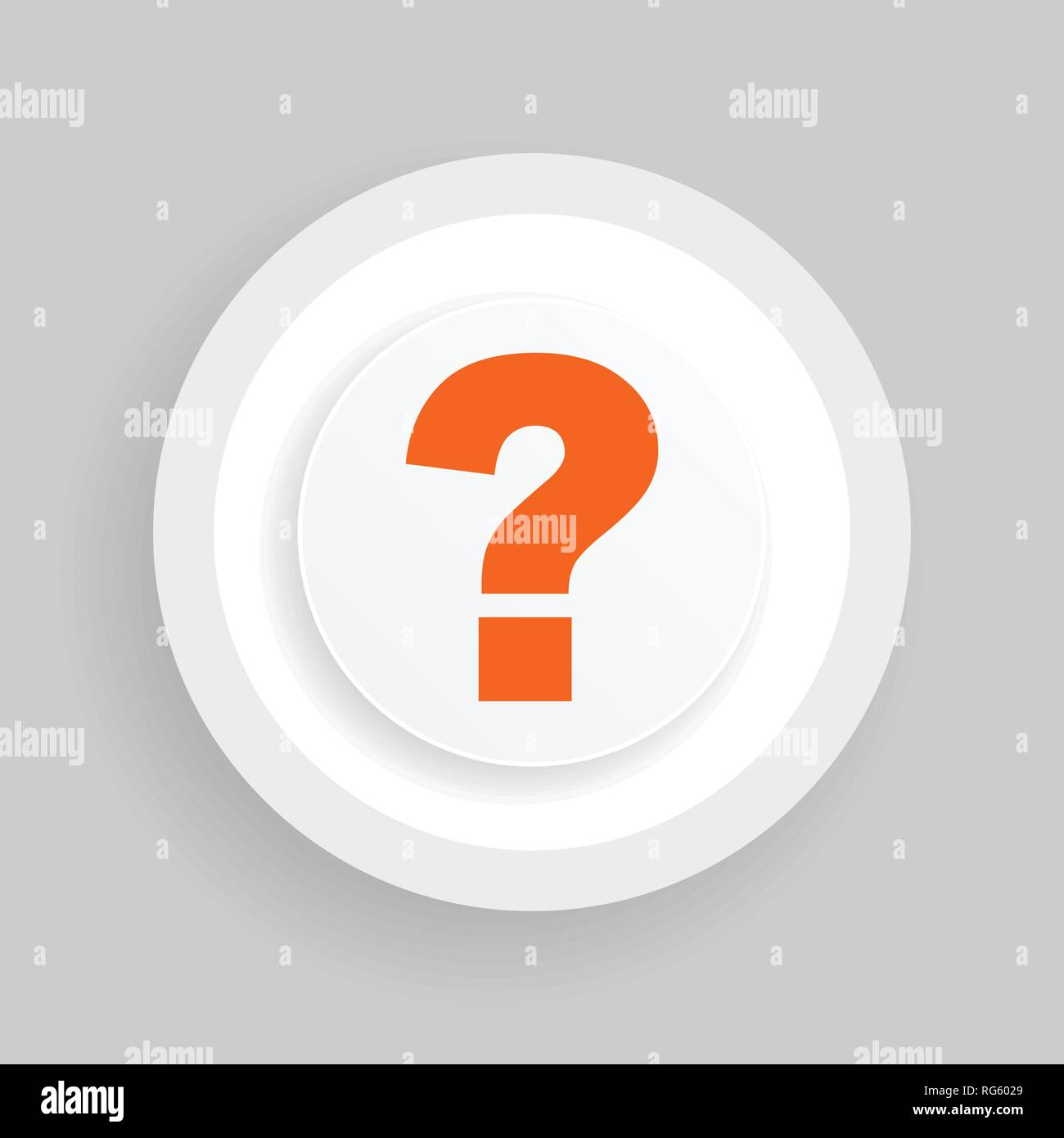 Fragezeichen Vector Illustration Stock-Vektorgrafik - Alamy