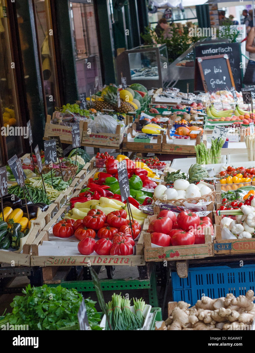 Naschmarkt Vienna Flea Stockfotos und -bilder Kaufen - Alamy