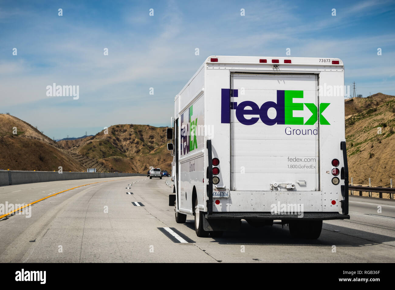 Fedex truck usa -Fotos und -Bildmaterial in hoher Auflösung – Alamy