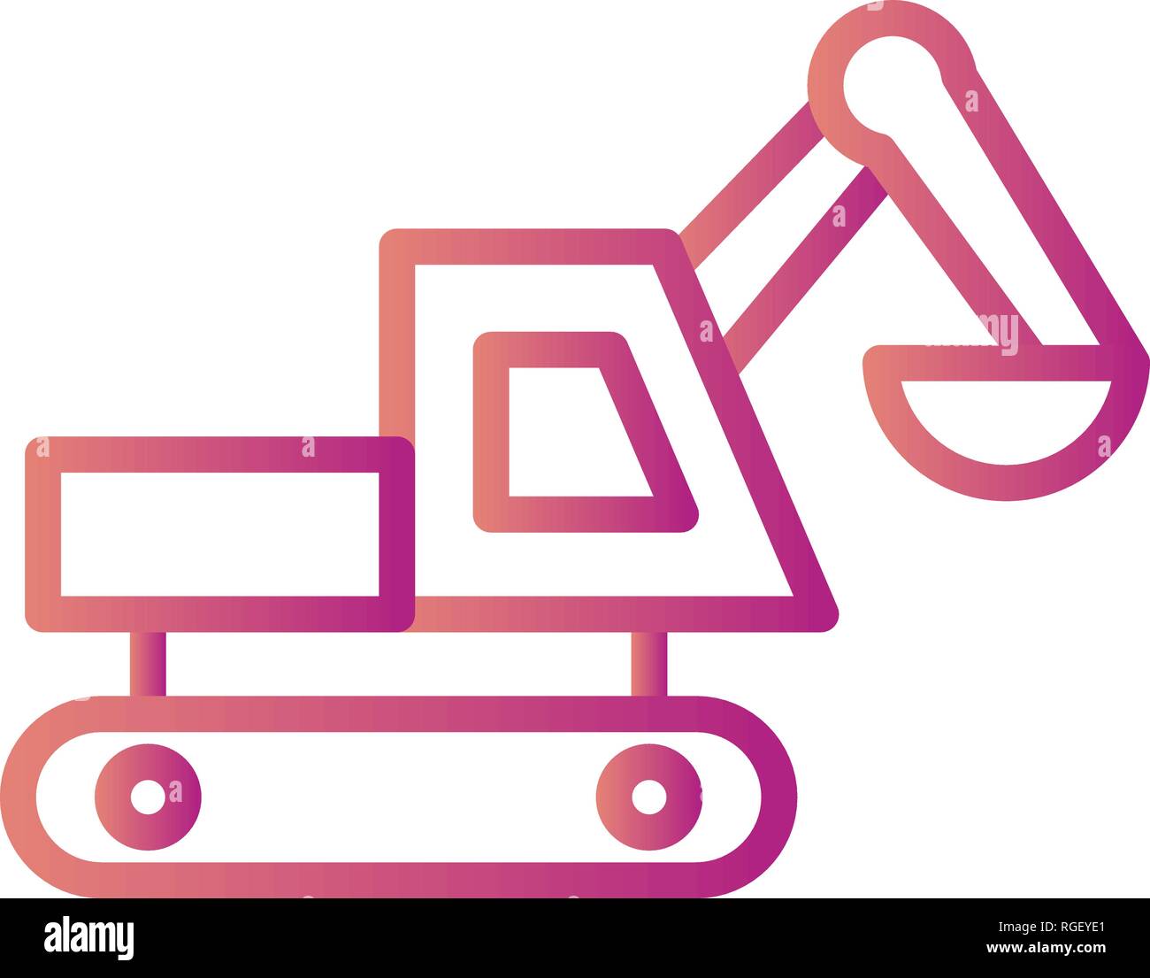 Bagger Vektor Icon Zeichen Symbol Vektor Illustration für den privaten ...