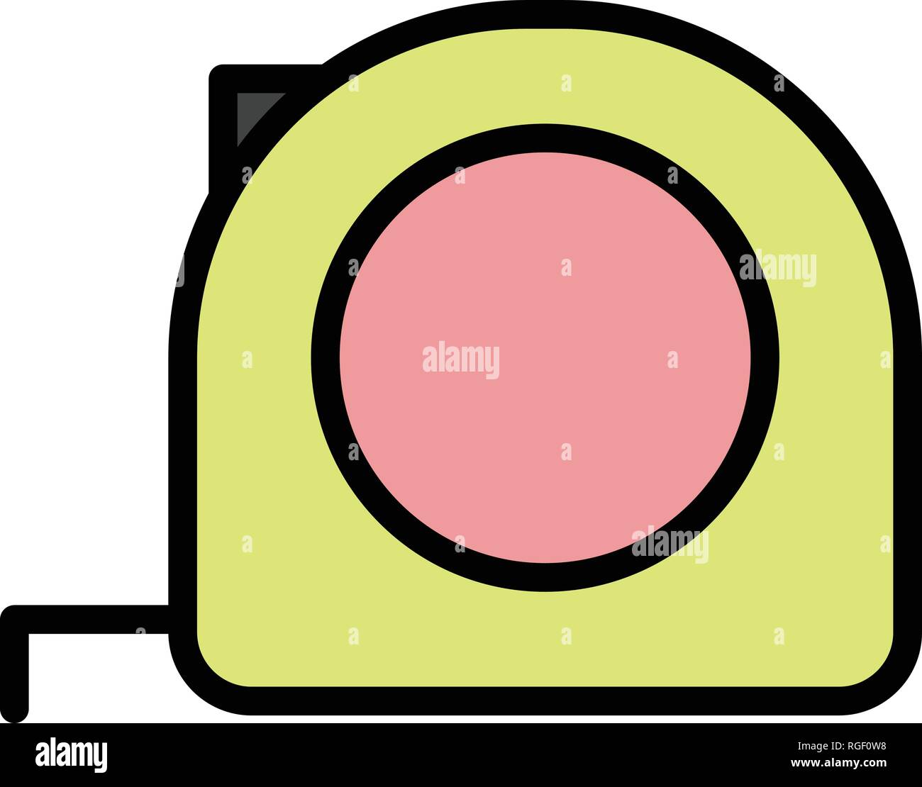 Maßband Vektor Icon Zeichen Symbol Vektor Illustration für den privaten ...